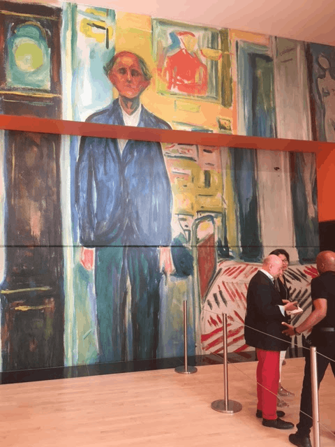 Wall Graphics Capture Spirit of Edvard Munch at SFMoMA